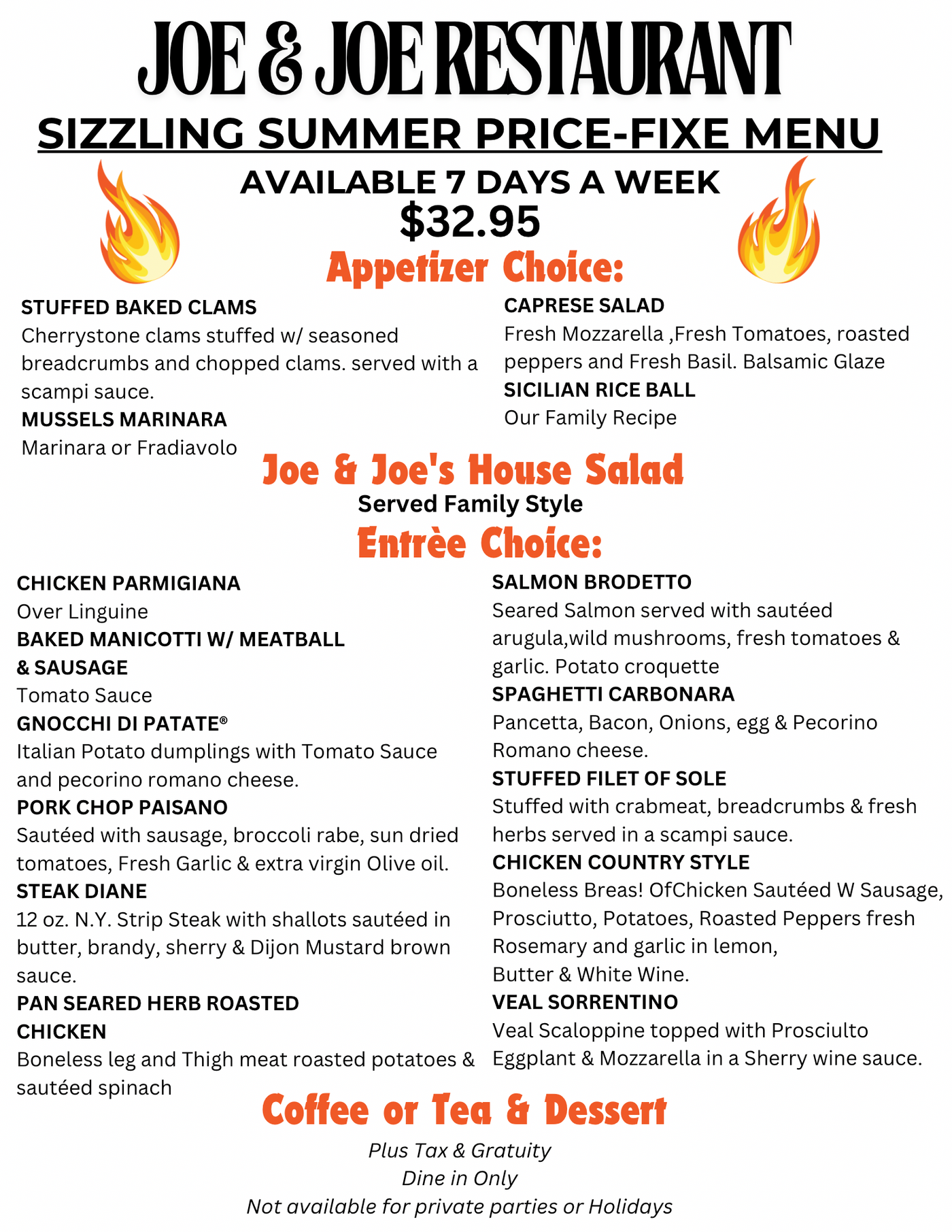 Joe and Joe Restaurant