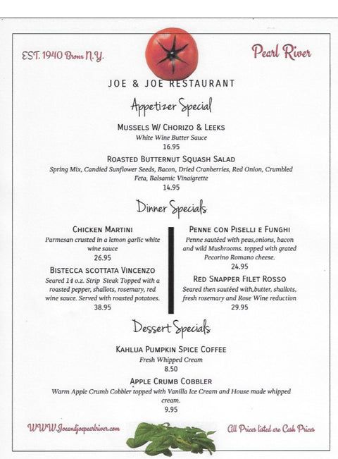 Joe and Joe Restaurant